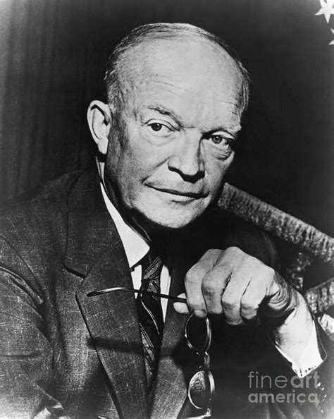 Portrait Of Dwight D Eisenhower By Bettmann