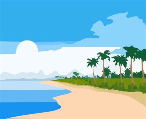 Beach Clip Art At Vector Clip Art Online Royalty Free