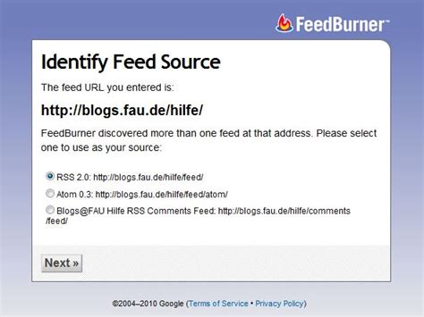 Feedburner Für Rss Feeds Benutzen Blogsfau Hilfe
