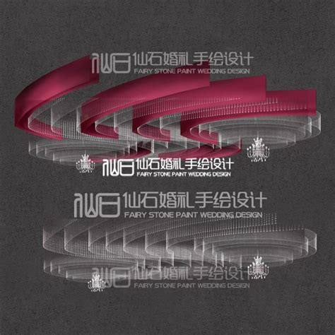 S形t台加圆t台婚礼婚礼t台布置图片婚礼t台大山谷图库