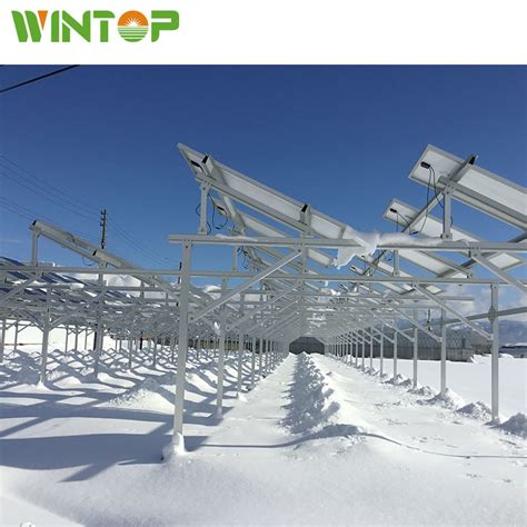 Pv Module Ground Screw Racking System Structure Supplier Ground Screw