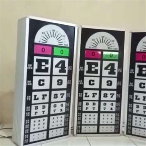Promo Snellen Chart Elektrik Remote Diskon 23 Di Seller Albeta Store