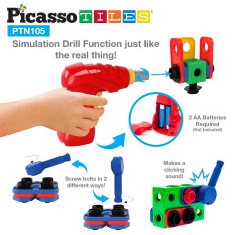 Picasso Tiles Engineering Construction Set 1 Kroger