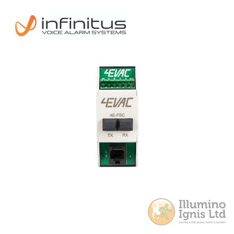 Fibre Optic Interface Module Cat5 To 2xsc Multi Mode 4e Fsc Illumino Ignis Ltd