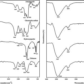 Xrd Spectrums Of Chitosan Hydroxyapatite Chondroitin Sulfate And