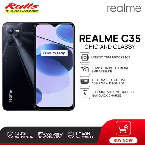 Realme C Cellphone Gb Ram Gb Gb Rom Mp Ai Triple Camera Unisoc T Processor