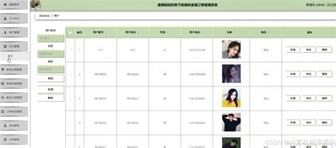 【开题报告】基于springbootvue疫情防控形势下的高校食堂订餐管理系统（程序源码论文 计算机毕业设计 Csdn博客