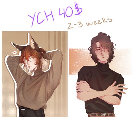 Ych Character Halfbody Ych Commishes