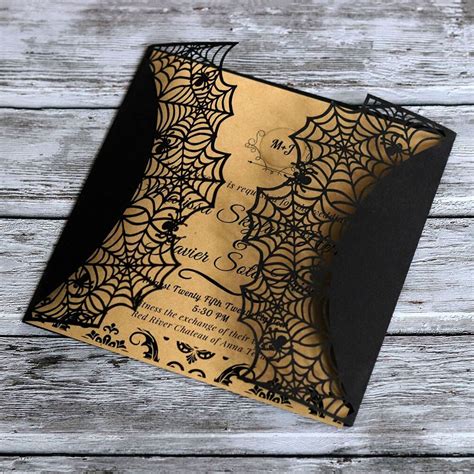 10pcspack Cute Halloween Invitations Card Hollow Vicedeal