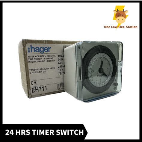 Original Hager 24hrs Timer Switch Time Switch Eh711 Size 72x72 24hrs Reserve Lazada Original Hager 24hrs Timer Switch Time Switch Eh711 Size 72x72 24hrs Reserve Lazada