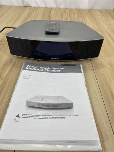 Bose Wave Music System Iv Cd Player Am Fm Radio 417788 Wms Remote Manual Read Ebay