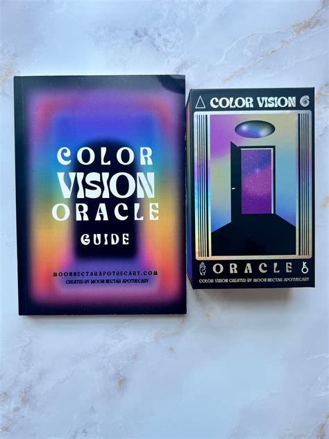 Color Vision Oracle Deck Set A Riffle In Time