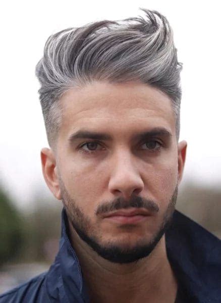 Silver Hair Ideas For Men Dazzling Silver Fox Makeover For Stylish Men