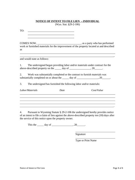 Notice Of Intent To Lien Texas Pdf Fill Out And Sign Online Dochub