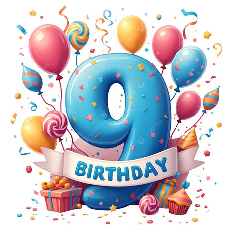 9th Clipart
