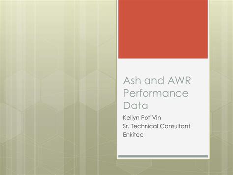 Pdf Ash And Awr Performance Data All Things Oracle Dokumentips