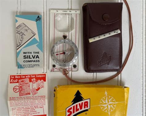 Vintage Silva Compass Type 1s Original Box And Paperwork Made In