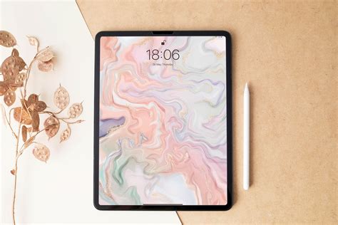 Abstract Pastel Wallpaper For Ipad Abstract Marble Wallpaper Digital