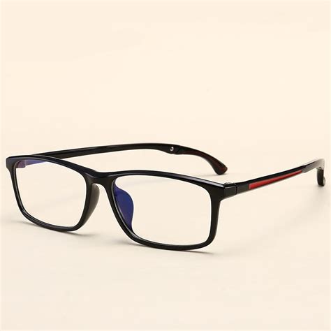 Tr90 Retro Eyeglass Frame Adjustable Temple Length Black At Banggood