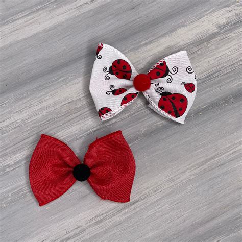 Ladybug Love Over The Top 8 Large Bows Bardel Bows