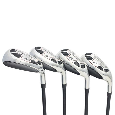 Men S Powerbilt Golf Ex 550 Hybrid Iron Set 4 7 Regular R Flex