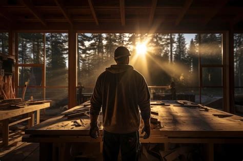 Premium Ai Image Building Contractor Background