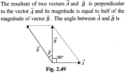 MCQ Practice Scalar And Vectors Class Physics Questions MCQ Test