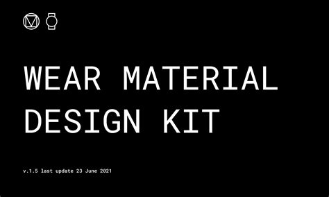 Wear Material Design Kit Figma