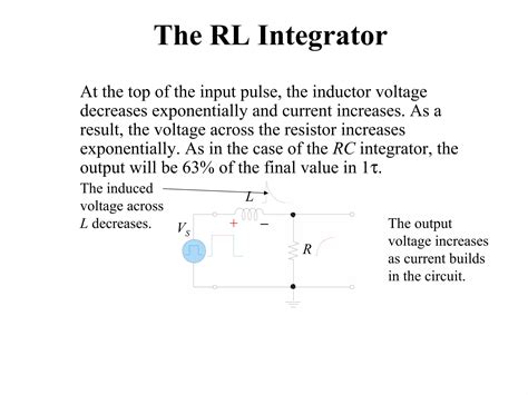 Rc And Rl Differentiator And Integrator Circuit Ppt