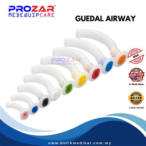 Guedal Airway Oropharyngeal Airway Opa Prozar Medequipcare
