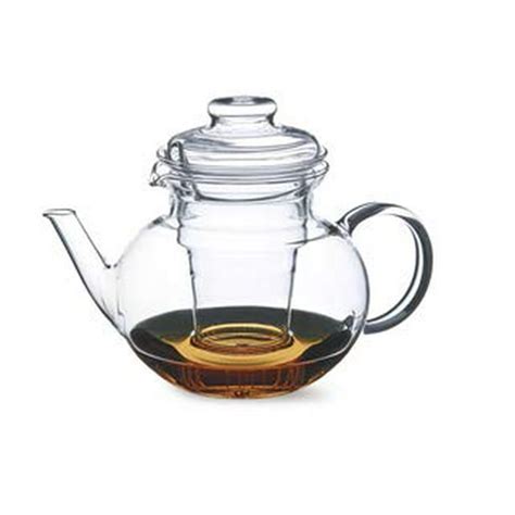 Simax Glassware 1 Quart Teapot With Glass Infuser Microwave And