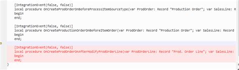 Event Request Codeunit 99000792 Create Prod Order From Sale