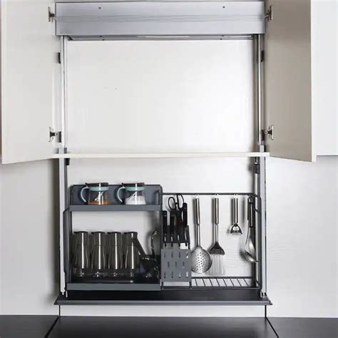 Tm Series Motorized Drop Down Kitchen Cabinet Storage Lift Tono Systems