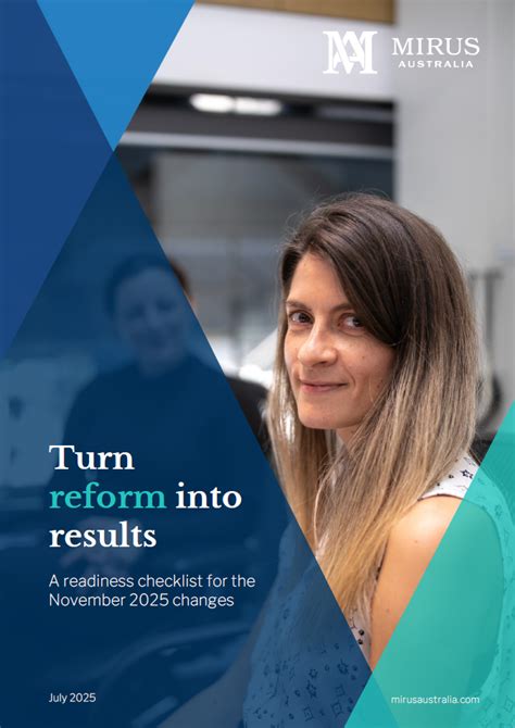 Reform Readiness Checklist Mirus Australia