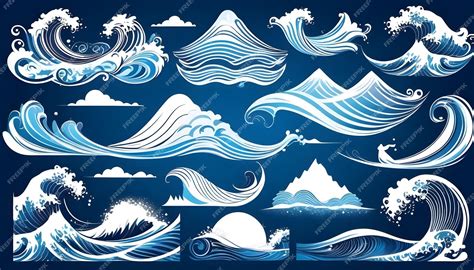 Premium Ai Image Shocking Design Elements Such As Waves