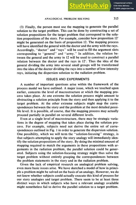 Analogical Problem Solving Pdf