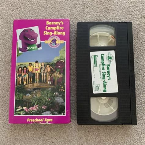 Barney Barneys Campfire Sing Along Vhs 1990 £1199 Picclick Uk