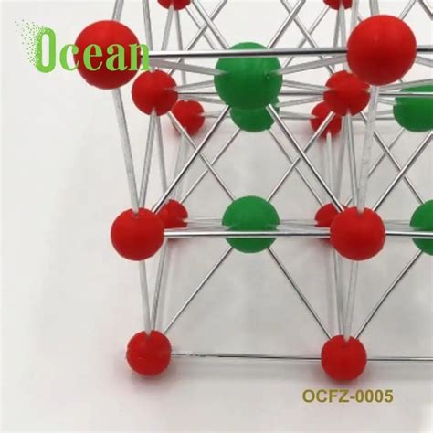 Crystal Structure Model Of Cesium Chloride Cscl Chemical Laboratory Use