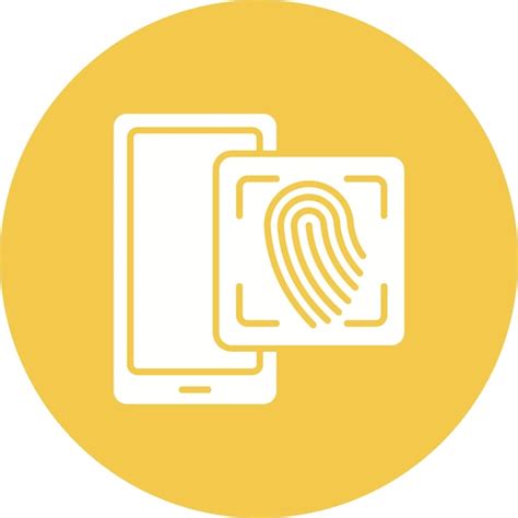 Premium Vector Fingerprint Scan Icon