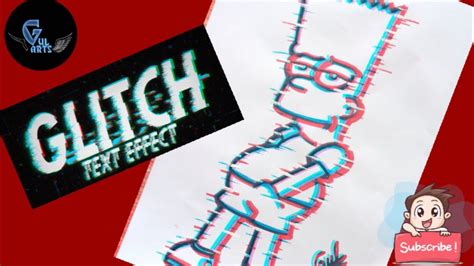 How To Draw Glitch Effect With Markers Easy Tutorial Step By Step