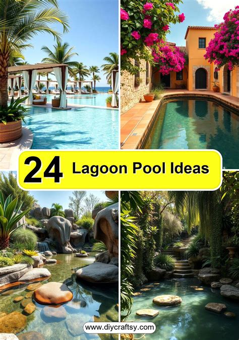 24 Lagoon Pool Ideas Tropical Backyard Oasis Designs