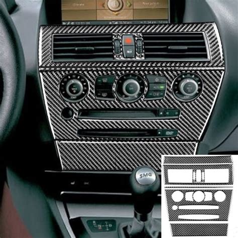 Carbon Fiber Center Console Interior Trim For Bmw 650i 645ci M6 E63 E64