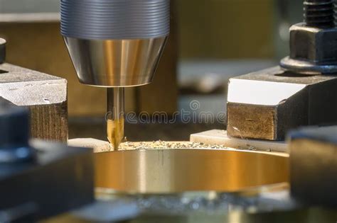 The Hole Chamfer Process On Nc Milling Machine With Brass Material