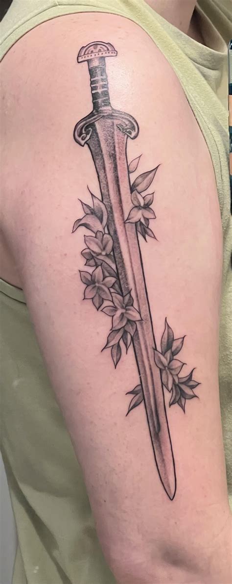 Eowyns Sword By Christian At Certified Tattoo Rtattoo