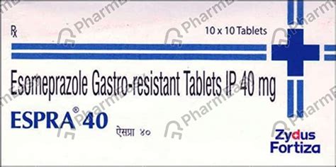 Espra 40 Mg Tablet 10 Uses Side Effects Price And Dosage Pharmeasy