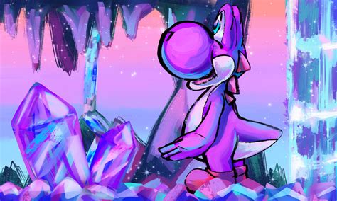 Gradient Waterfall Cave By Auroraway On Deviantart