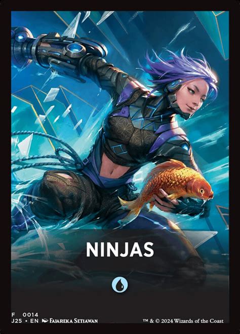 Ninjas Art Series Magic The Gathering Mtg Cards