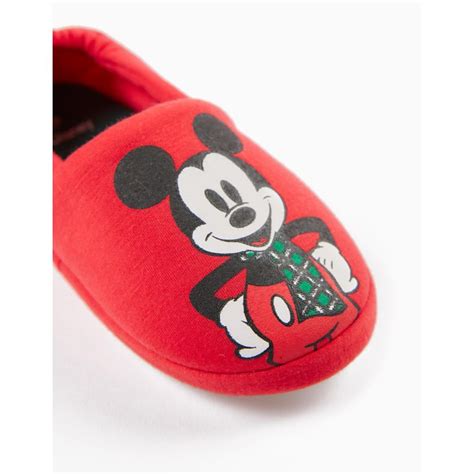 Papuci Zippy Disney Mickey Mouse Rosu Noriel