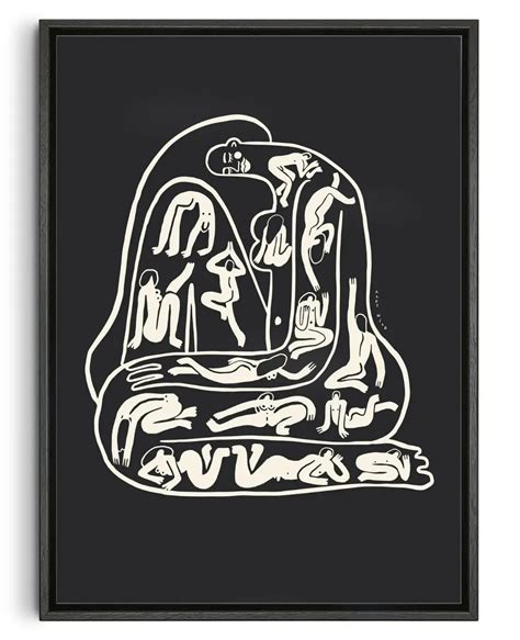 Nudes On Nudes Canvas Print By Aley Wild Drool Art