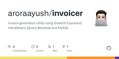Github Aroraayushinvoicer Invoice Generation Utility Using Nodejs